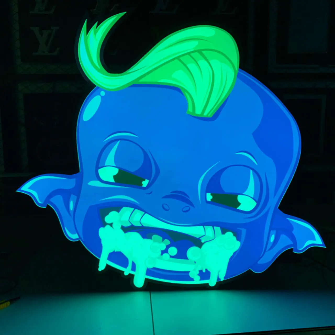 Rgb Full Color Changing Sign Restaurant Signs Acrylic Luminous Signs ...