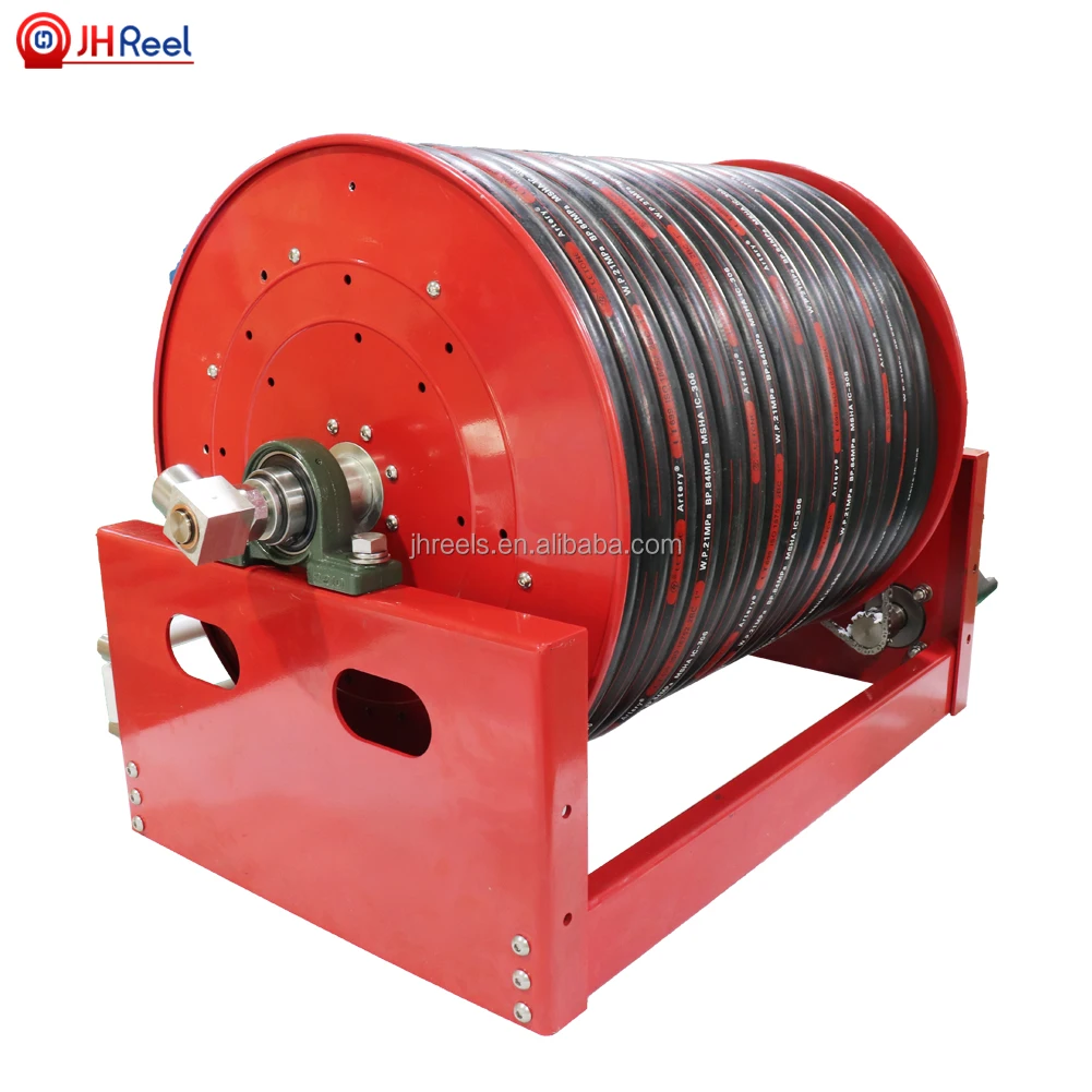 Hydraulic Motor Hose Reel Fluid Motor Cable Reel 200m Hose Diesel Hose ...