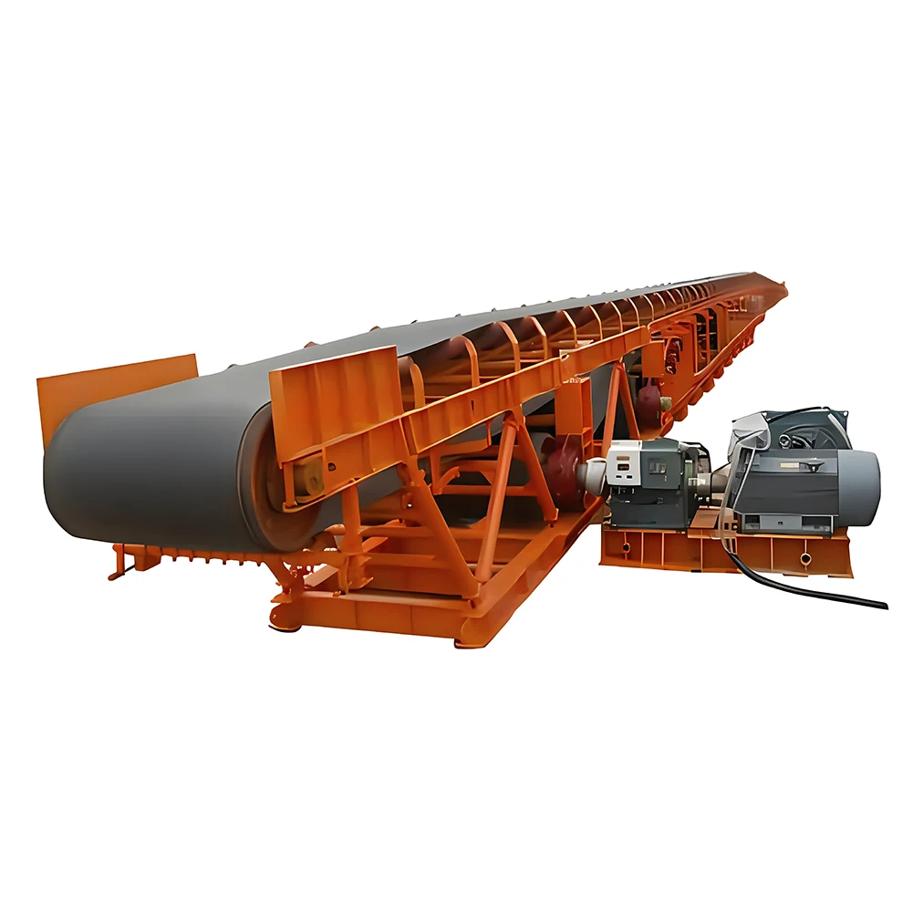 FBD Adjustable Height Sand Dirt Transfer Belt Conveyor