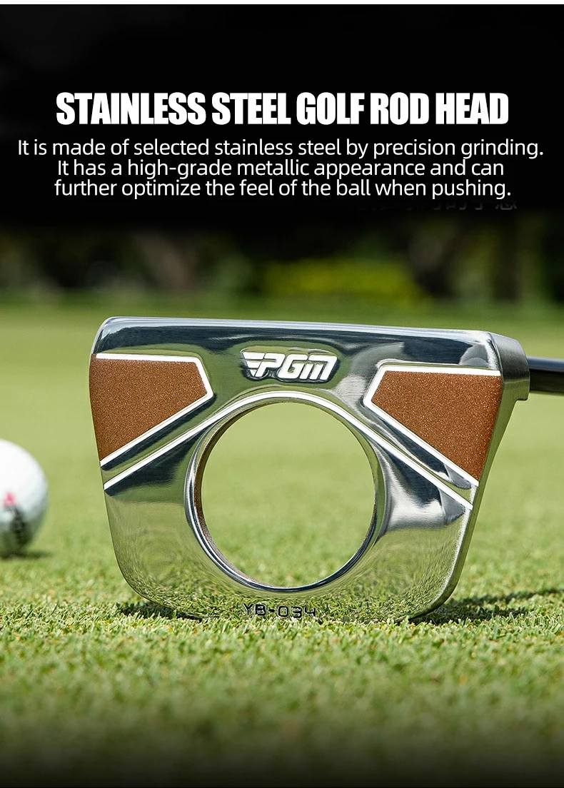 PGM TUG078 Stainless Steel Golf Club Standing Putter With Built-In ...