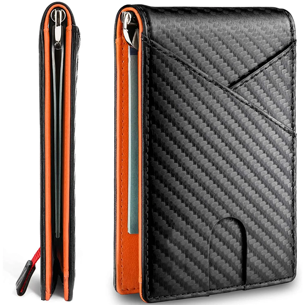 Custom Bifold RFID Blocking Wallet - Minimalist Men's Wallet