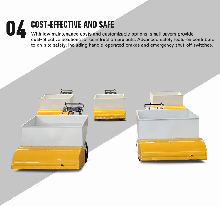Mini 25cm-1meter Width Hand Push Road Paver Portable Road Roller Small ...