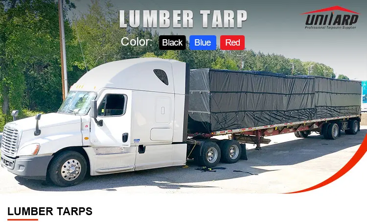 Uni-tarp Heavy Duty 8' Drop 18 Oz Lumber Tarps for Outdoor