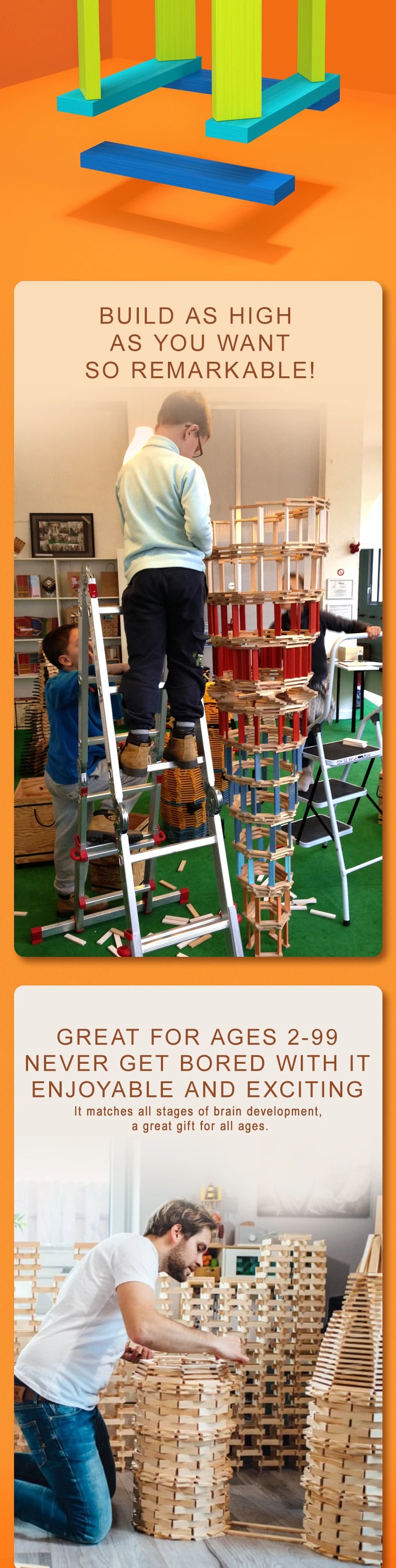 Mideer MD1217 Building Blocks - Creative Construction Toys