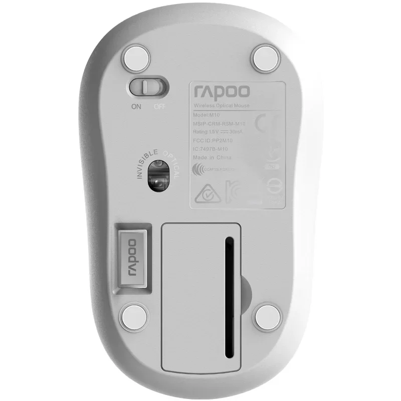 RAPOO M10 Plus Wireless Gaming Mouse USB 2.4G Office Mouse 1000 DPI ...