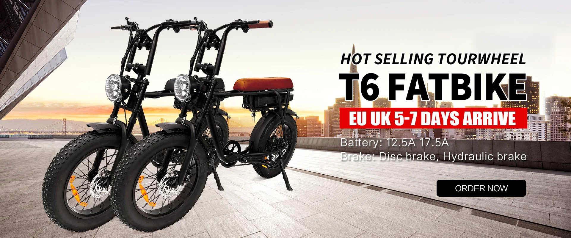 Tourwheel 750w Motor Dirt Bike 17.5ah Battery Long Range Off Road Long ...