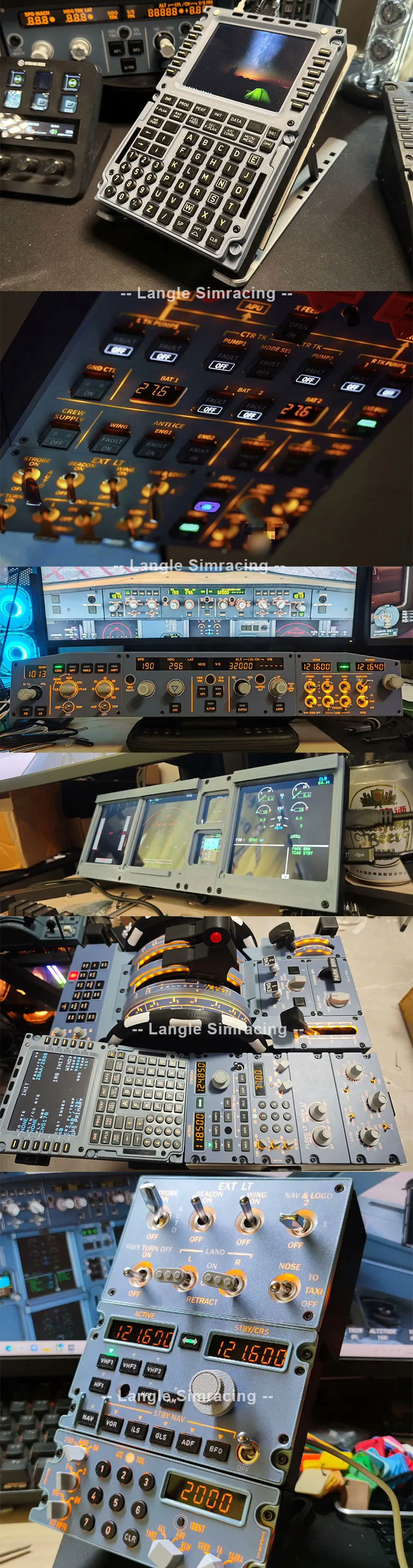 Fully Automatic Backlit Throttle Station Simulator Throttle Station ...