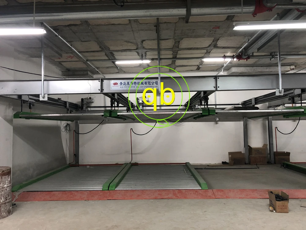 Two-level Multilayer Steel Motor Lift System Car Parking Garage Puzzle ...