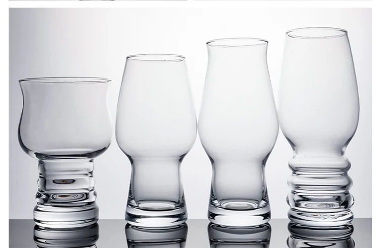 Wholesale Unique Shaped Beer Glasses For Drinking Custom Logo Printed ...
