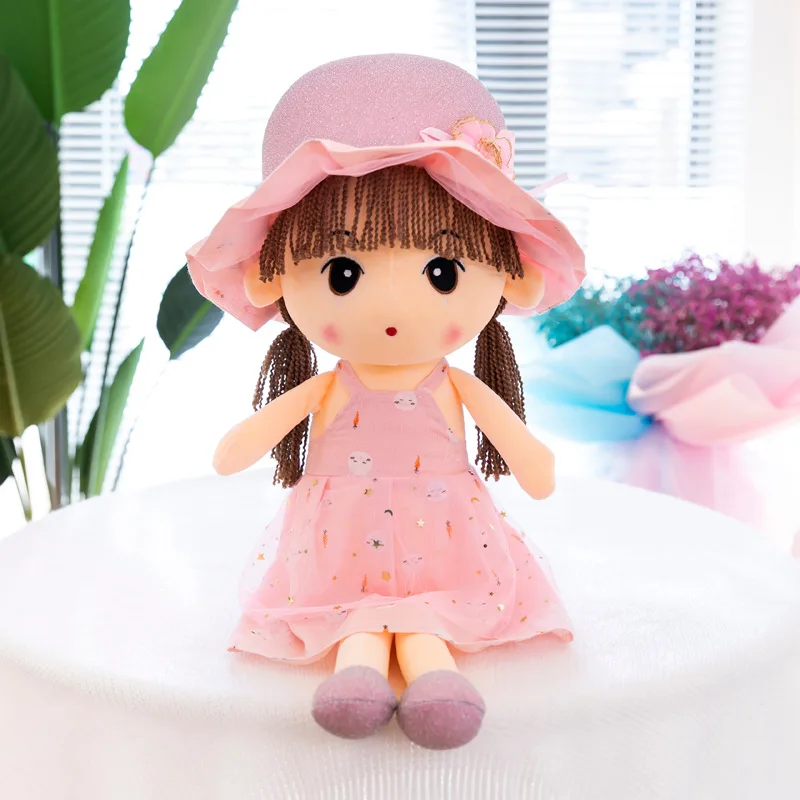 Custom Beautiful Plush Toy - Human Plush Baby Black Girl Rag Dolls