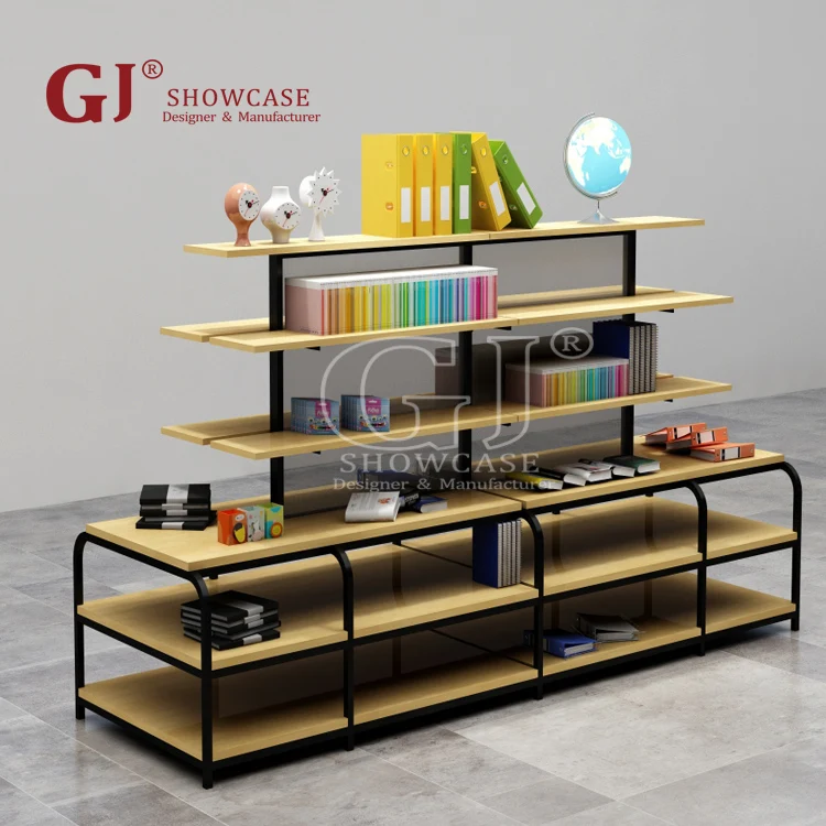 Wood Steel Rack - Ideal for Stationery & Furniture Display