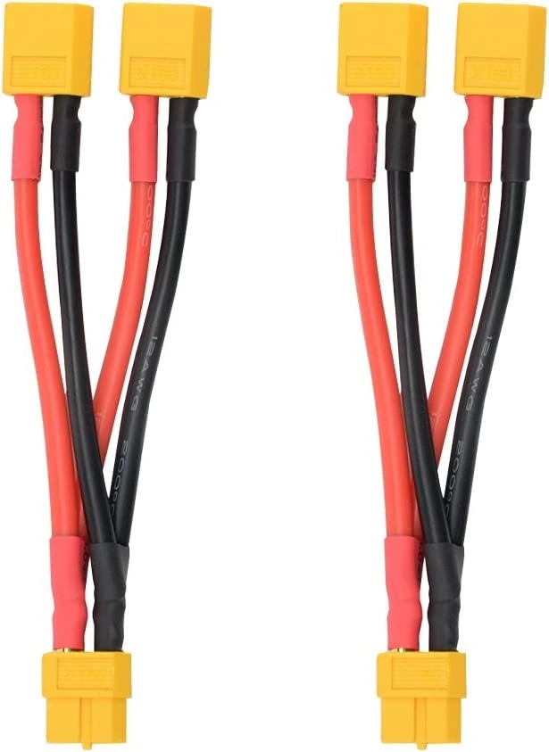 Amass Xt60 Cable Connector Male Female Xt60h Plug With Sheath Cover 15cm 14awg Silicon Wire For ...