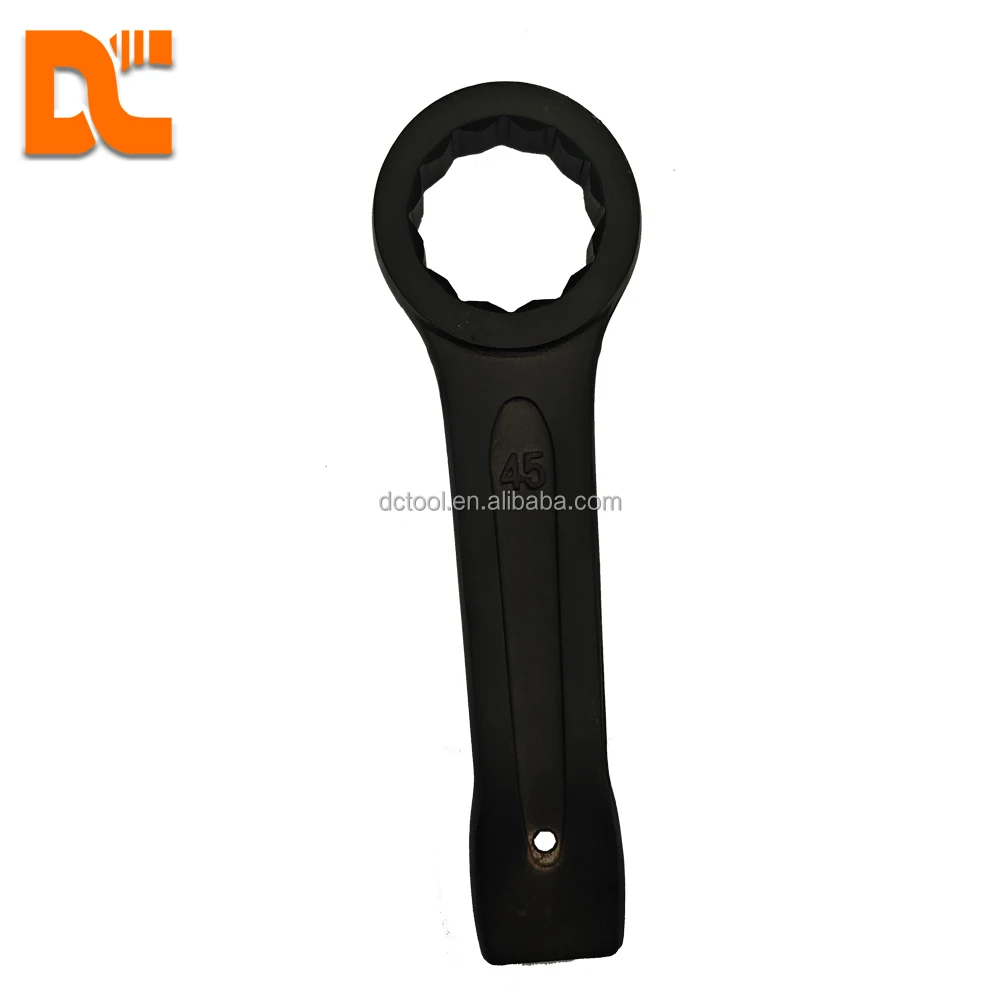Carbon Steel Heavy Duty Striking Spanner Single Open End Wrench Hand ...