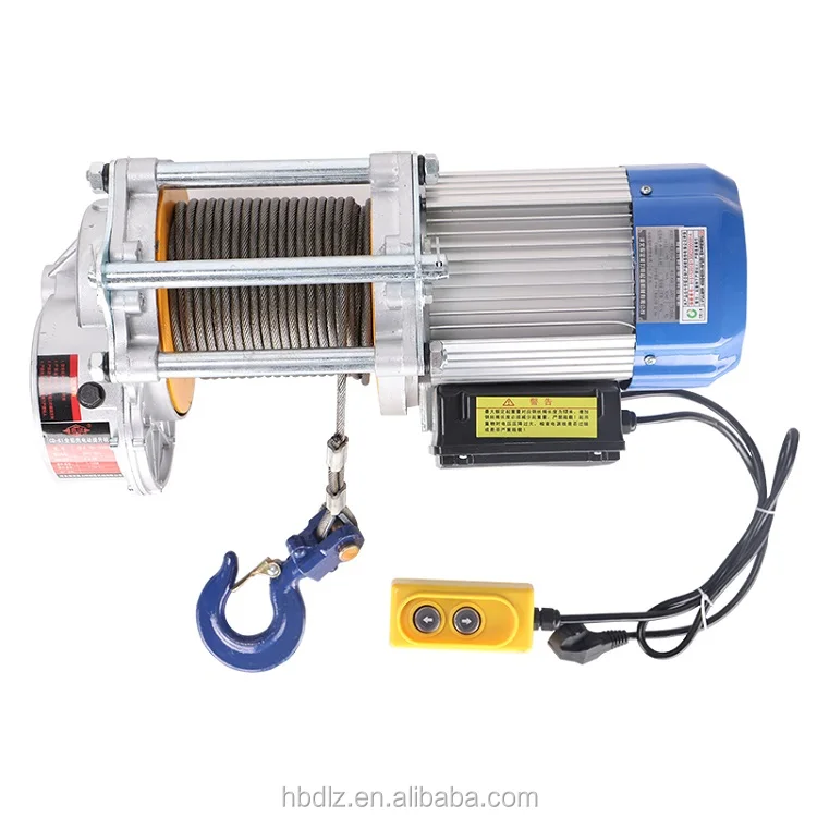 Aluminum Wire Rope 1ton 2ton 220V /380V Small Electric winch| Alibaba.com