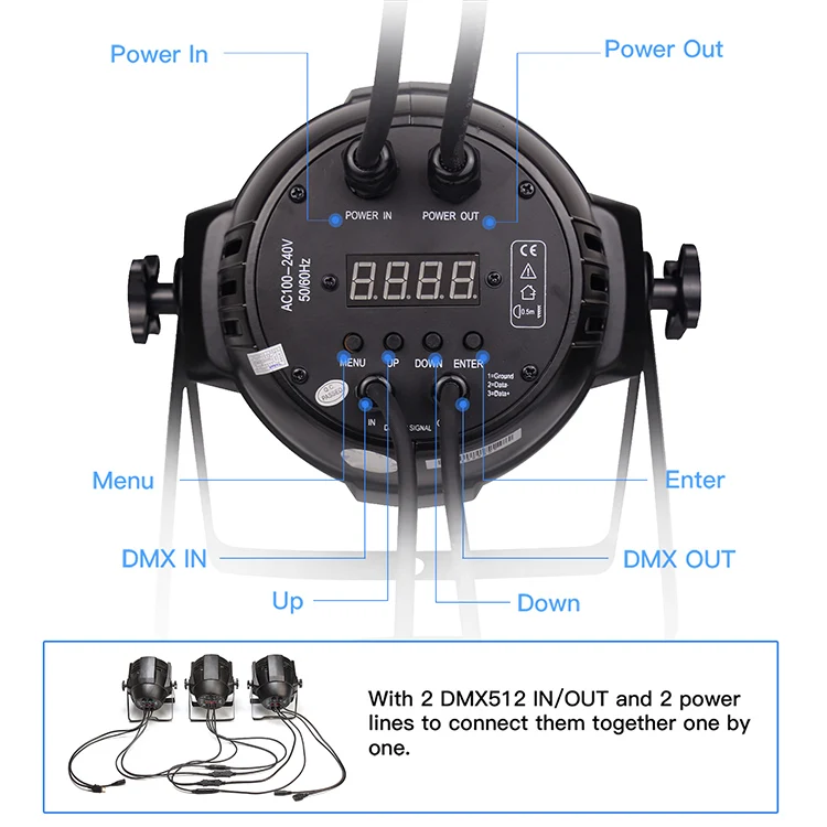 Big Dipper Lp001 Plus Led Party Light 60*3w Rgb Led Professional Stage ...