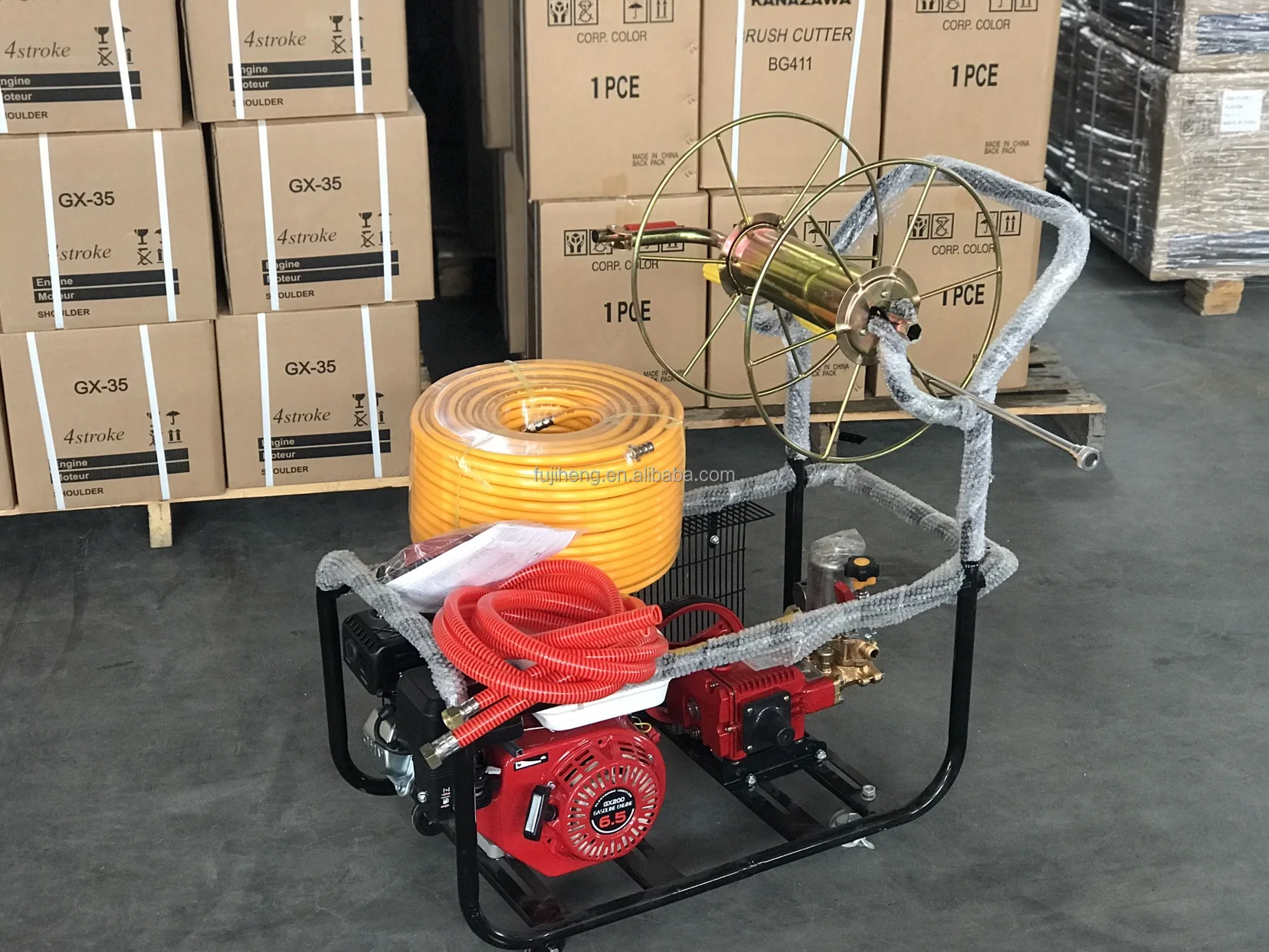 Agricultural Mobile Power Spray Pump Motor Electric Trolley Type High ...