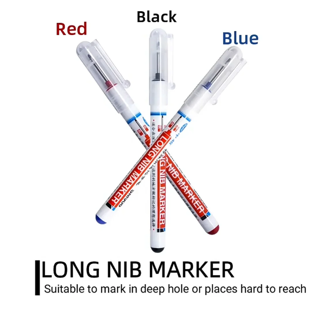Sipa 20mm Long Nib Permanent Marker Pen Color Paint Black Indelible Ink ...