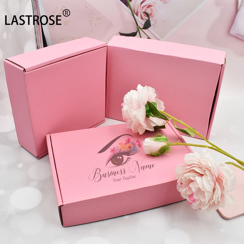 Custom Logo Pink Mailer Box - Eco Friendly Shipping Solution
