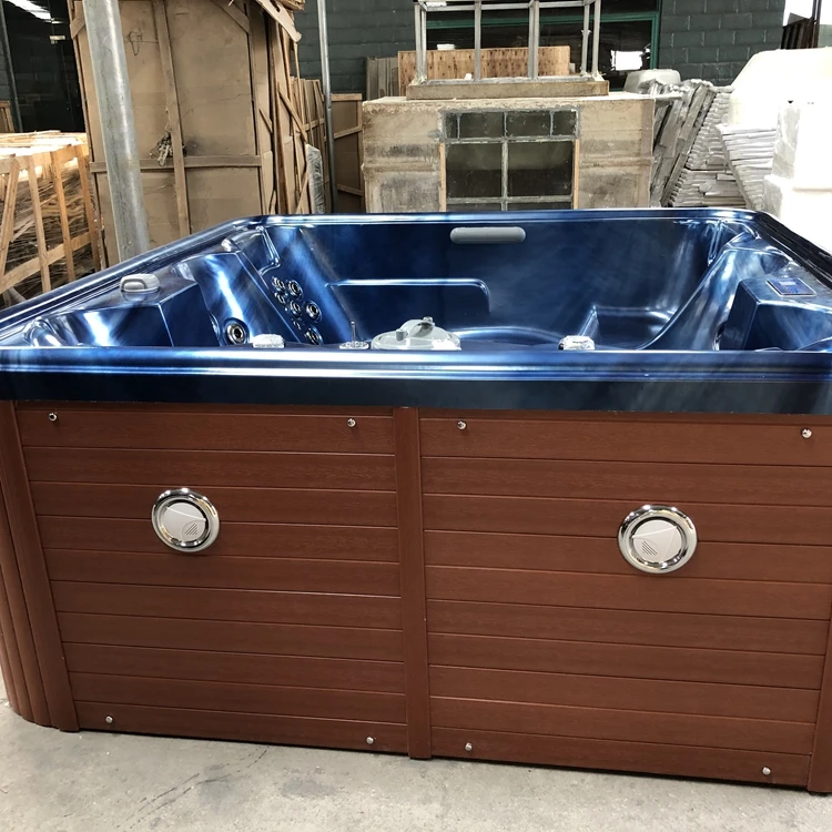 Hot Sale Rectangular Big Swim Spa Outdoor Whirlpool Luxury Hot Tub Usa ...