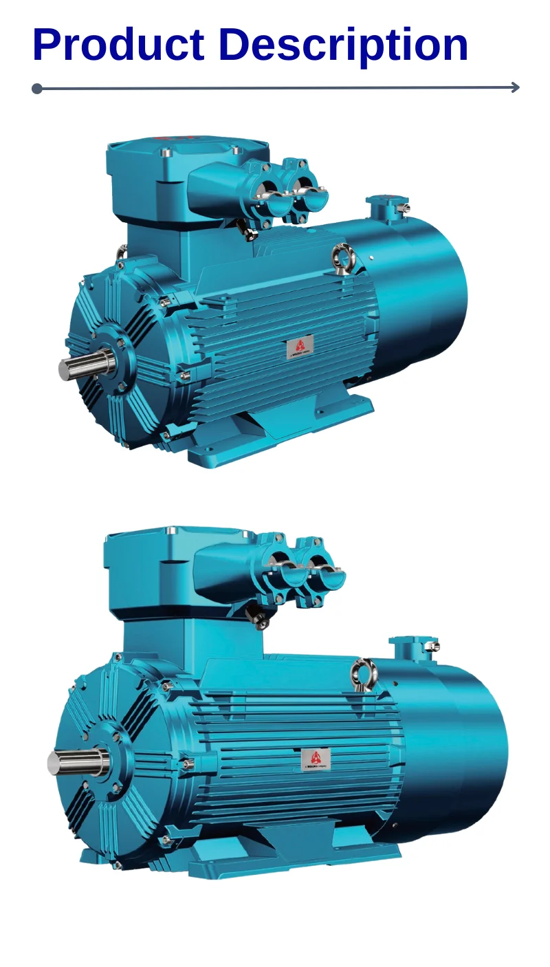 Wolong Ybbp 3-phase Variable Frequency Explosion Proof Flame Proof Ac Motor With Atex ...