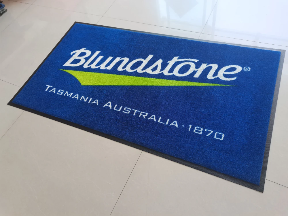 Anti Slip Custom Commercial Logo Welcome Shop Entrance Mat Rugs Round ...