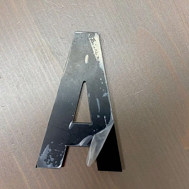 3D Gel Number Plate Letter 4D Acrylic UK Carbon License