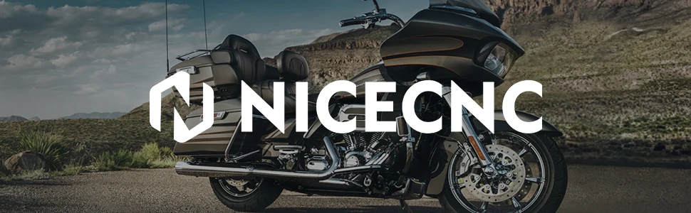 NICECNC Modular Kickback Handlebar Risers for Harley Street Glide FLHX ...