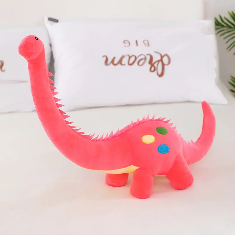 Children Long Dragon Dinosaur Plush Toy Blue Dragon Pink Dragon Action ...