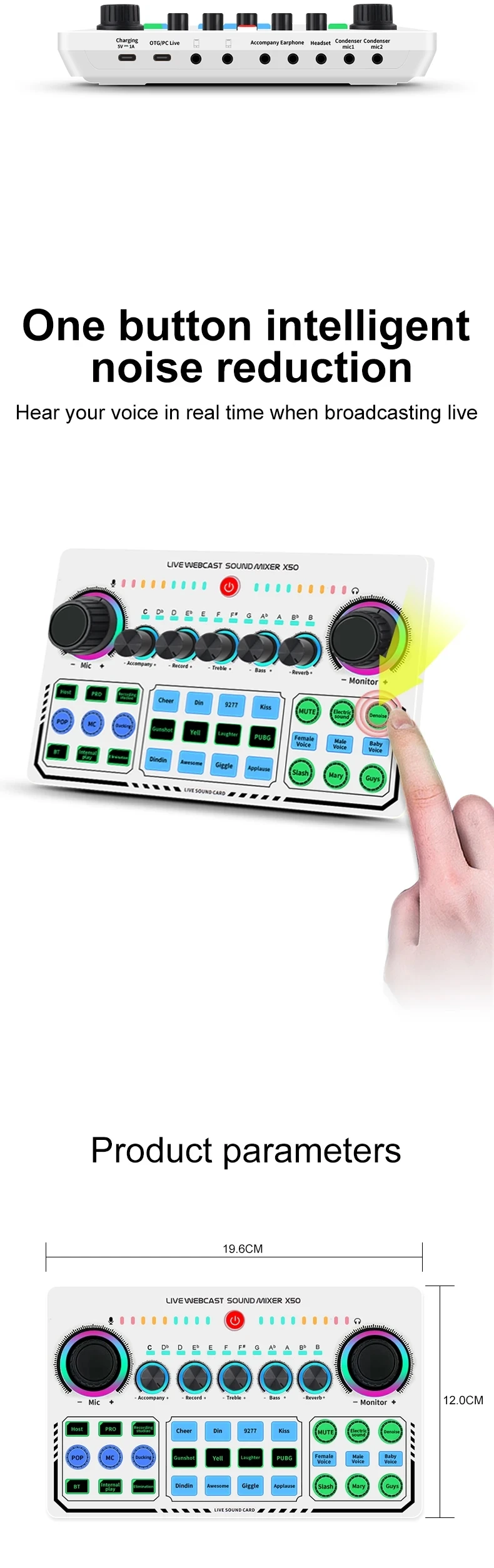 X50 Condenser Microphone Studio Mic Studio Condenser Microphone ...