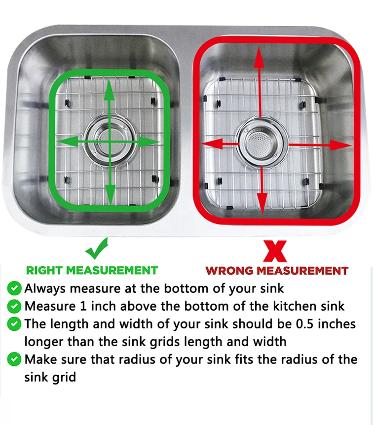 Yuan Ze Custom Made Sink Grid Product Metal 304 Stainless Steel Kitchen ...