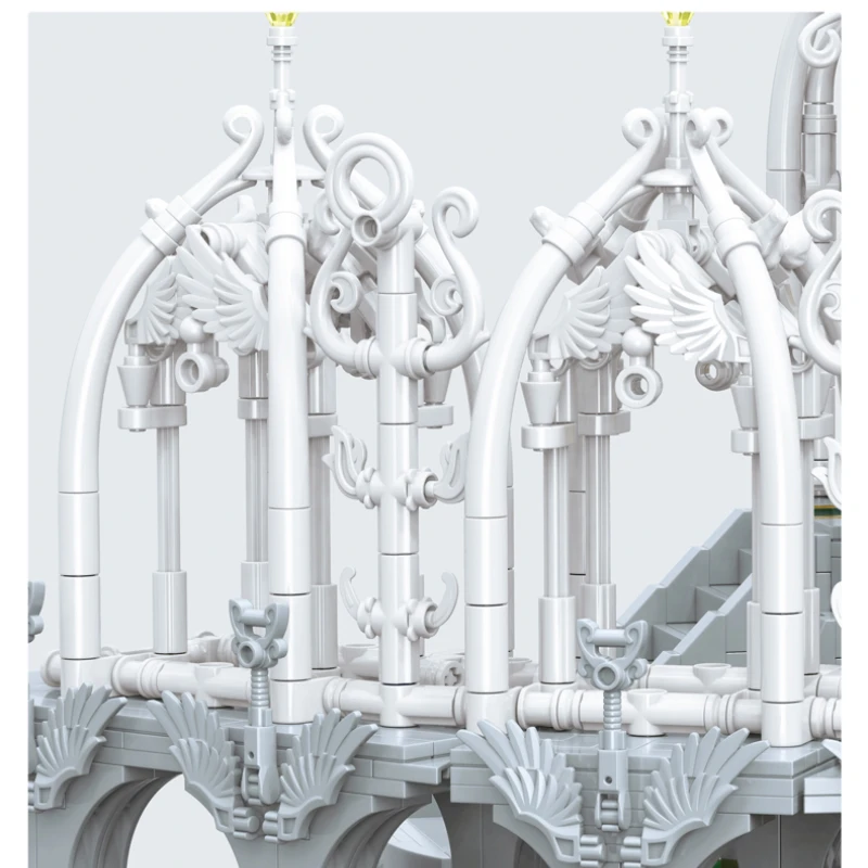 Baka 33239 New Fairyland Pavilion City Model MOC Puzzle Educational ...