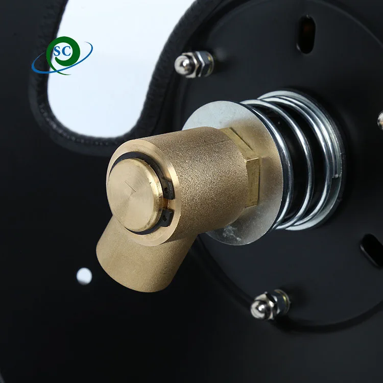 Mini Compact Hydro Jetting Washer Reel with Pressure Gauge & 1/4 Quick ...