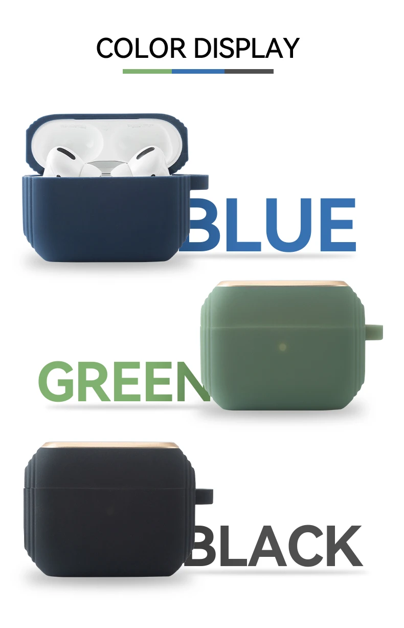 Free Sample Earphone Case For Apple Custom Logo Replacement Case For ...