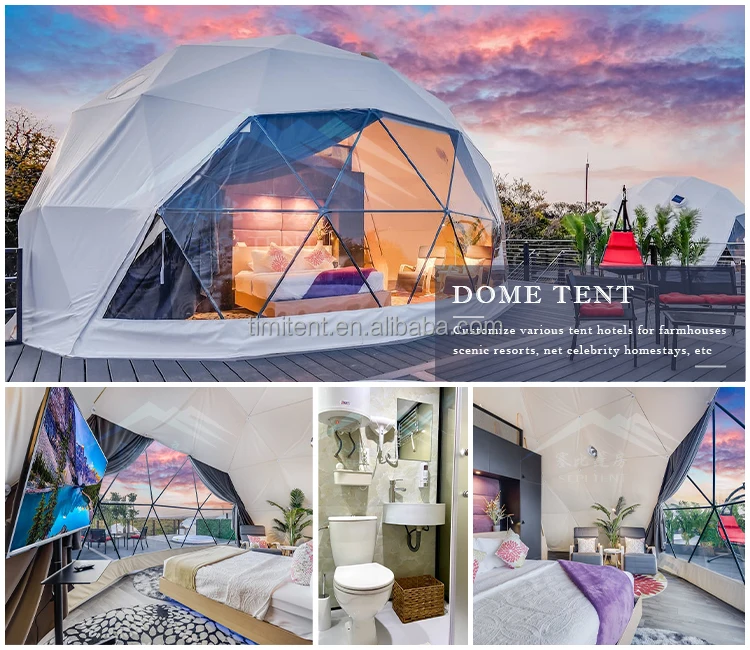 Multi Dome Tent 40M 50M 60M Big Geodesic Tent for Trade Show Exhibition ...