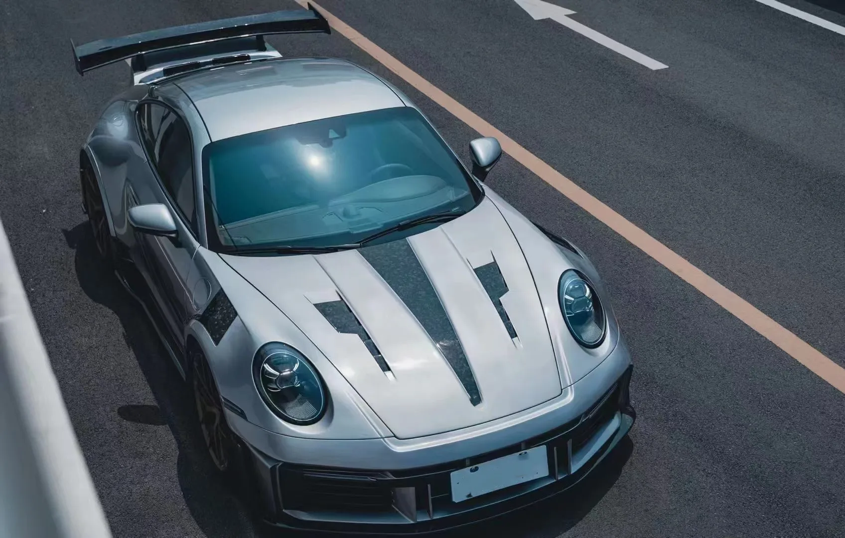 For Porsche 992 Carbon Fiber Body Kit 992 Upgraded MIW-style Front and ...