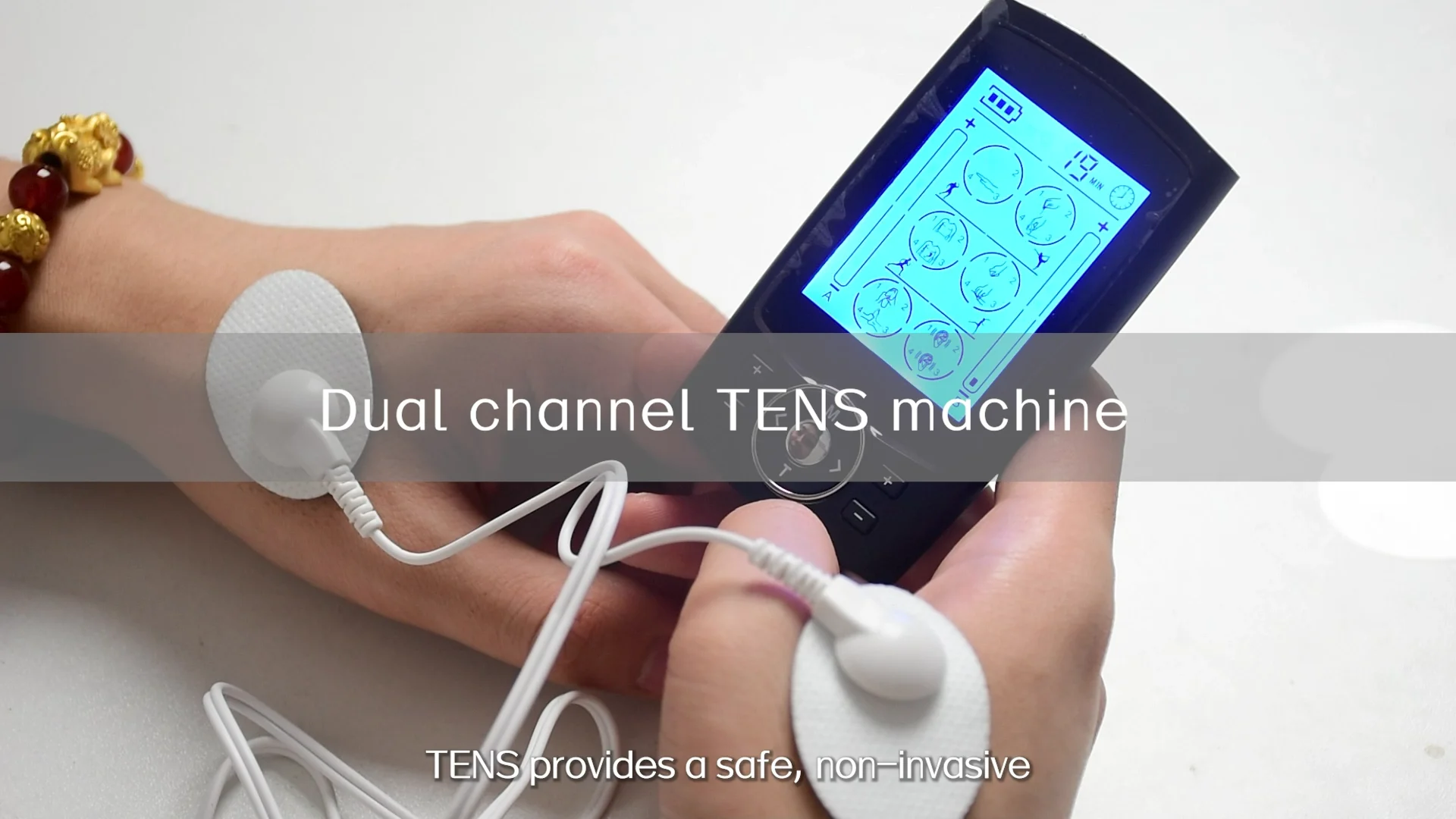 Mini Massager 24 Modes Physiotherapy Instrument Tens Dual Channel ...