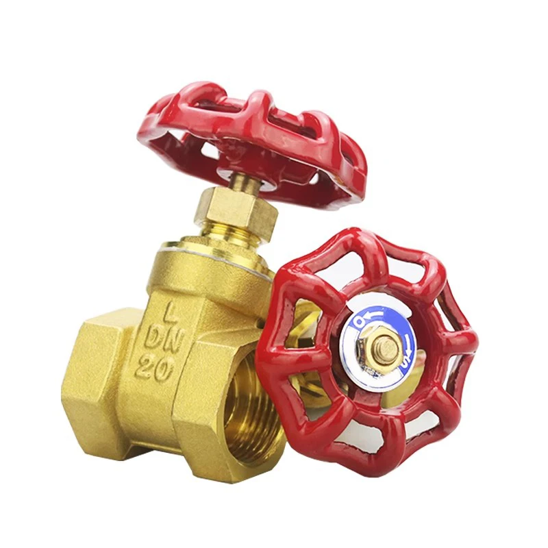 Thickened 2 Inch Brass Gate Valve Female Brass Lever Gate Valve With ...