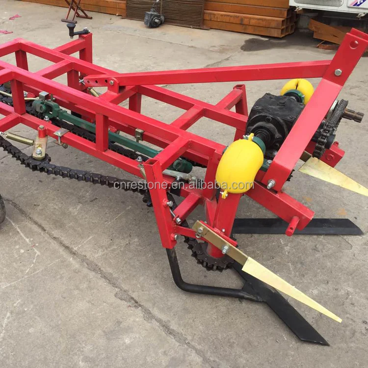 Farm Tractor Mounted Peanut Harvester Groundnut Digger Harvesting ...