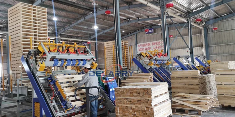 Euro Wood Pallet Maker Euro Pallet Automatic Nailing Machine Wood ...