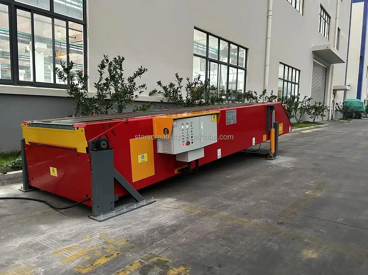 Stationary Automated Powered 40ft Container Loader Unloader Telescopic ...