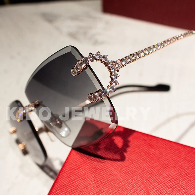 Luxury Sunglasses Mens Iced Out 30 Pointers Diamond Rappers Hip Hop ...