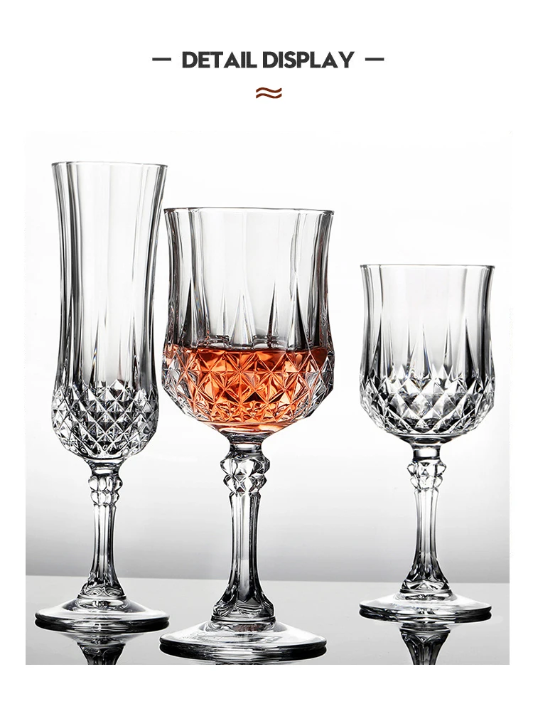 Crystal Clear Retro Glassware - Perfect for Parties