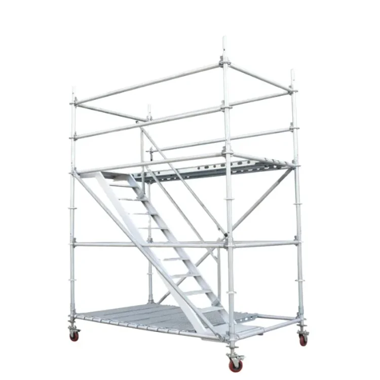 Building Construction Scaffoldings Facade Scaffolding Tower Ready Lock ...