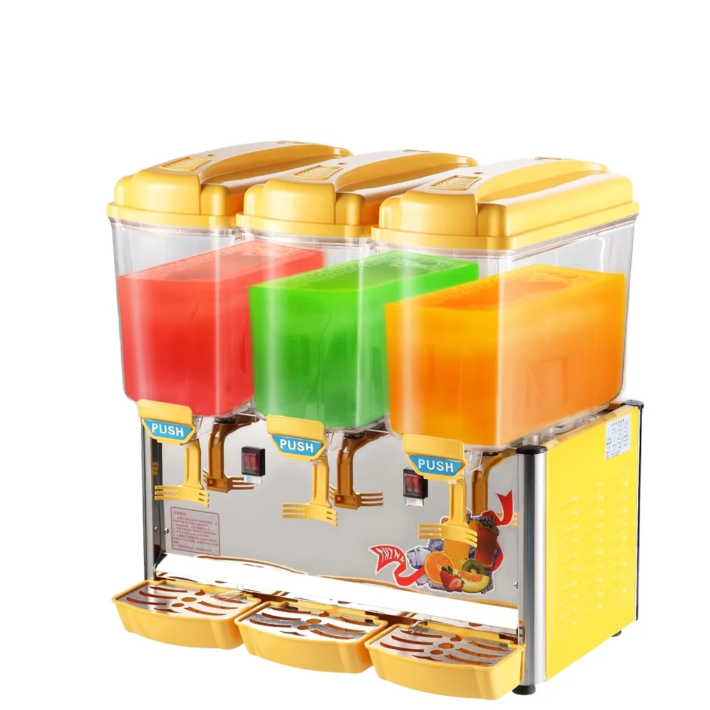 Commercial Restaurant Hotel Equipment Three tank Cold Juice Dispenser ...