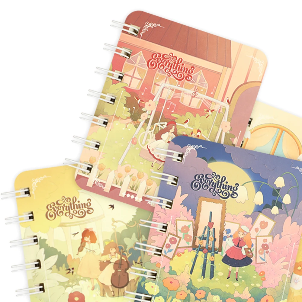 Custom Cute Mini Notebook Student Kids Stationary Spiral Binding ...