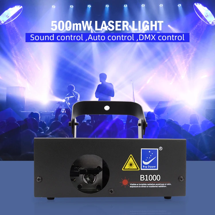 Big Dipper B1000 500mw Beam Animation Laser Club Light Projector Disco ...