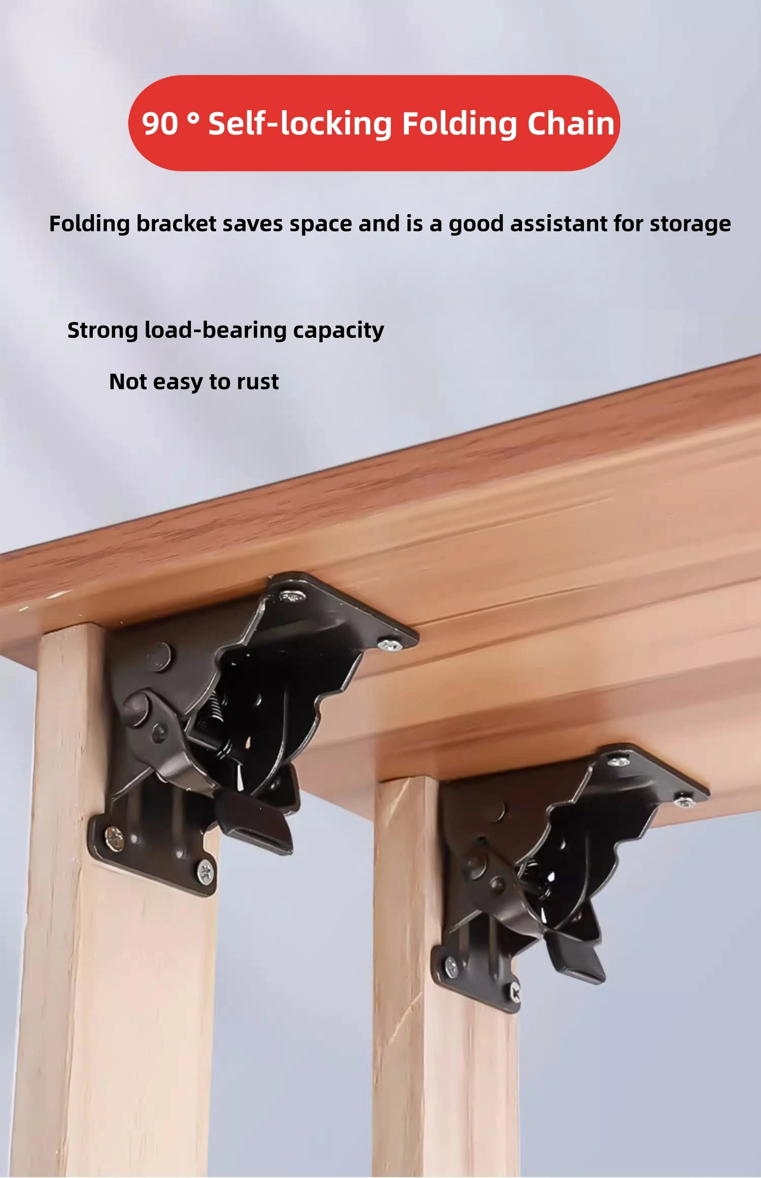 High Quality Folding Table Hardware - Self-Locking Brackets