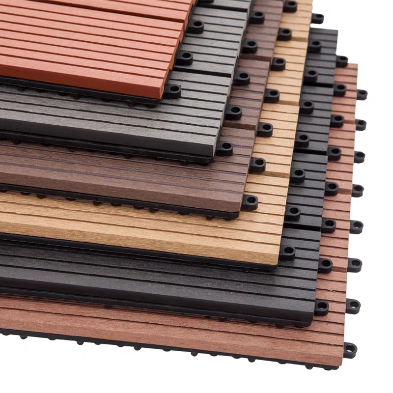 Various Colors Types 300*300mm Diy Wpc Tiles /wpc Composite Decking ...