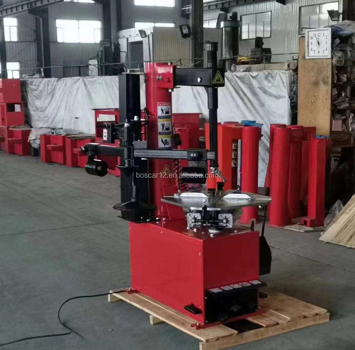 Full Automatic 24" Lean Back Tire Changer & Tire Balancer Combo Swing ...