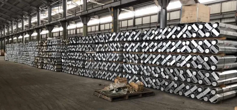 12 Ft Galvanized Steel Electrical Power Pole With Low Price For Sale ...